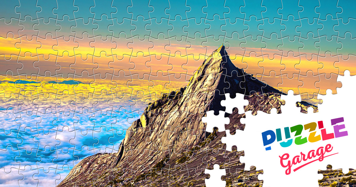 Peak of Mount Kinabalu Jigsaw Puzzle (Countries, Malaysia) | Puzzle Garage