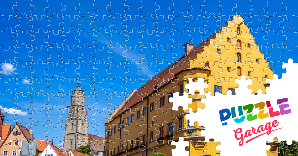 The city of Nördlingen, Germany Jigsaw Puzzle (Countries, Germany ...