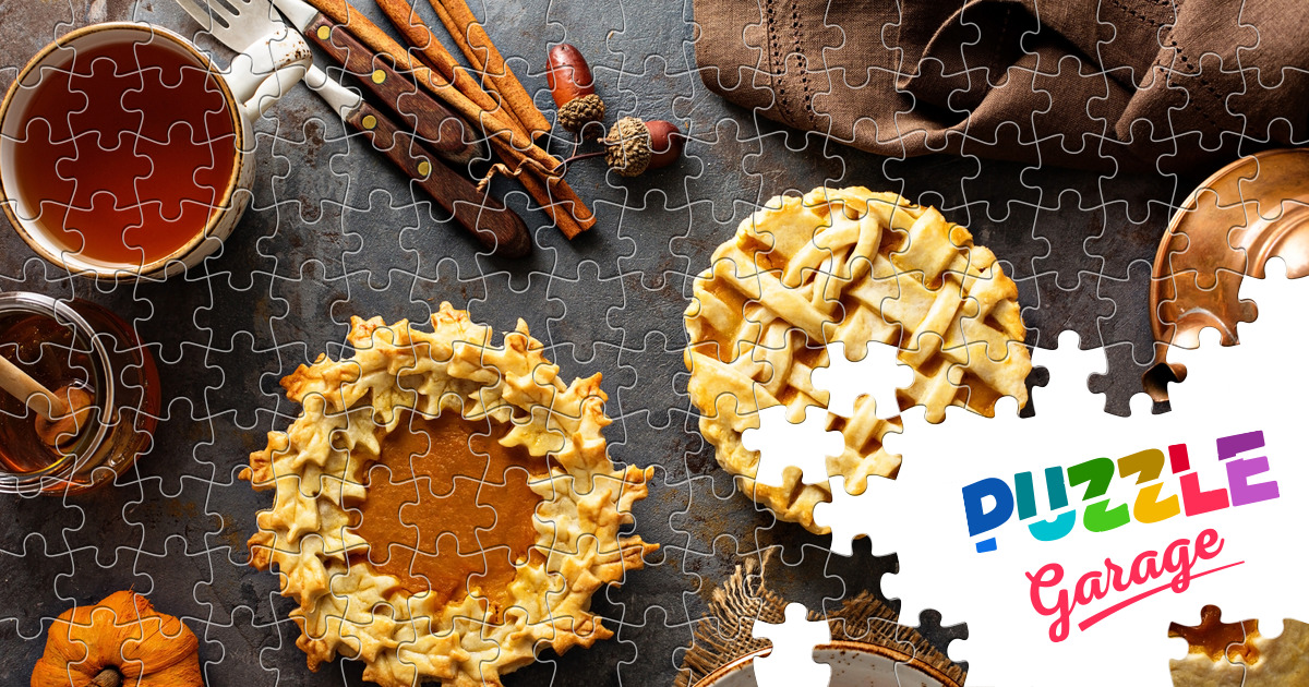 Homemade Pumpkin Pies Jigsaw Puzzle (Home, Food) | Puzzle Garage