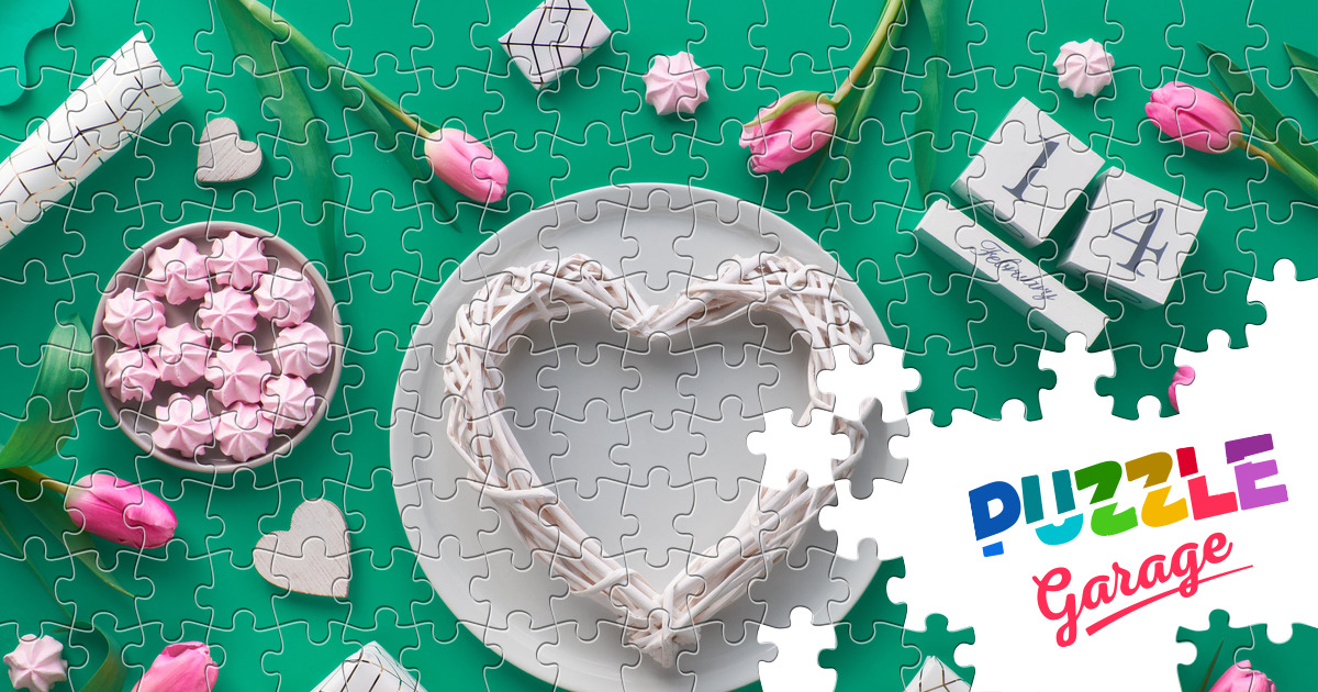 Valentine's Day Composition Jigsaw Puzzle (Holidays, Valentine's Day ...