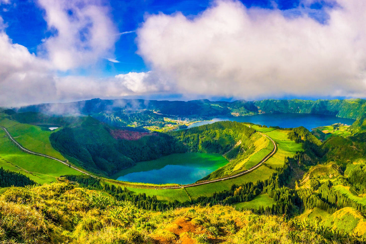 Lakes in the Azores Jigsaw Puzzle (Countries, Portugal) | Puzzle Garage