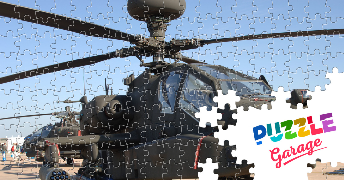 Combat helicopter Jigsaw Puzzle (Technics, Aviation) | Puzzle Garage