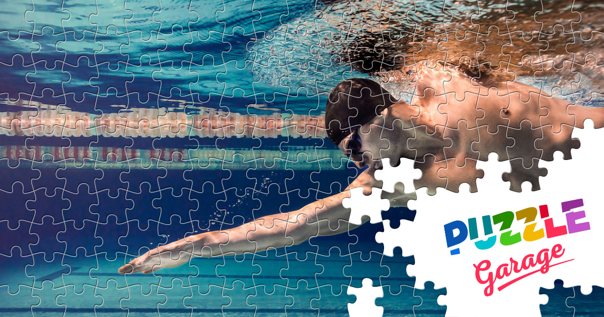 Swimmer underwater Jigsaw Puzzle (Sport, Swimming) | Puzzle Garage