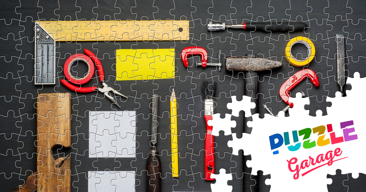Different tools on the table Jigsaw Puzzle (Stuff, Tools) | Puzzle Garage