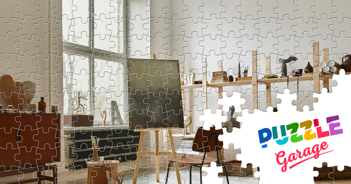 Art studio interior Jigsaw Puzzle (Home, Interiors) | Puzzle Garage