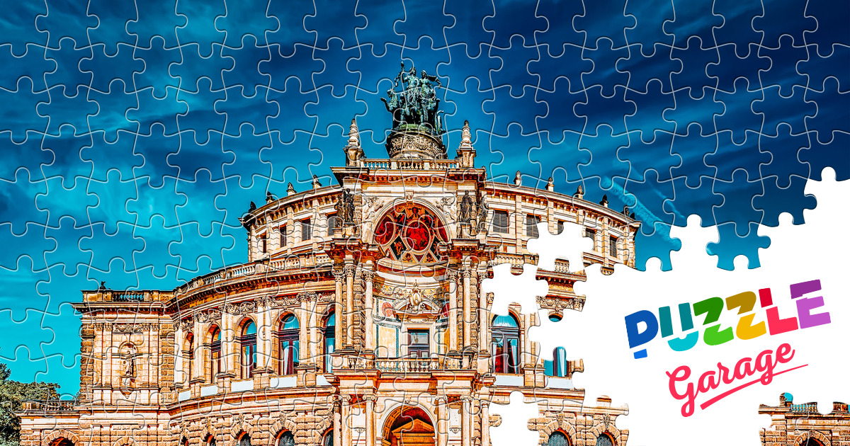 Dresden State Opera Jigsaw Puzzle (Countries, Germany) | Puzzle Garage