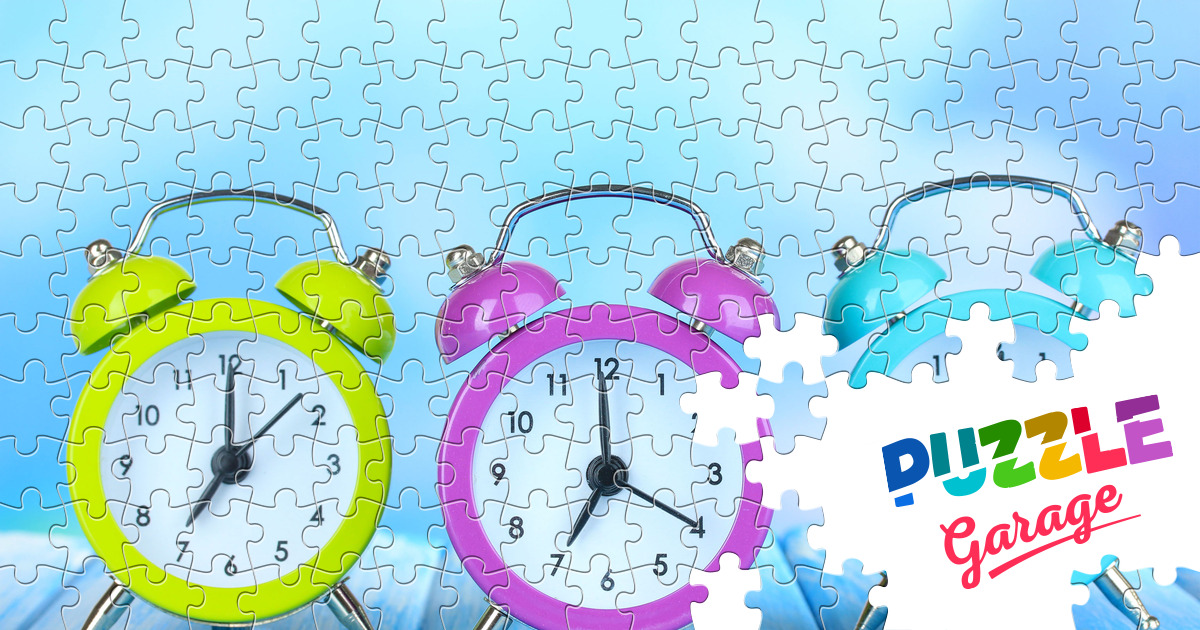 Alarm clocks on the table Jigsaw Puzzle (Stuff, Watches) | Puzzle Garage