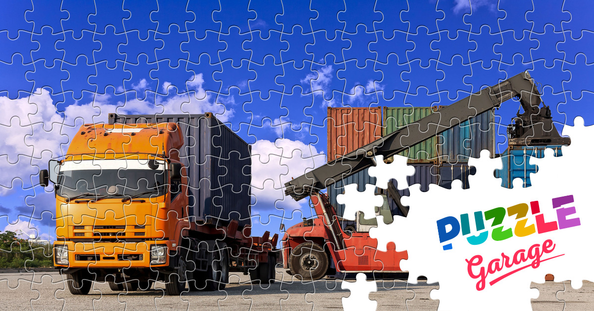 Forklift and truck Jigsaw Puzzle (Technics, Special machinery) | Puzzle ...