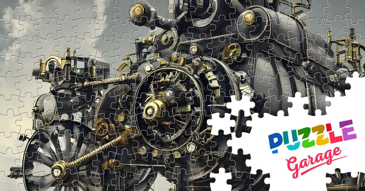 Steam engine Jigsaw Puzzle (Space, Sci-Fi) | Puzzle Garage