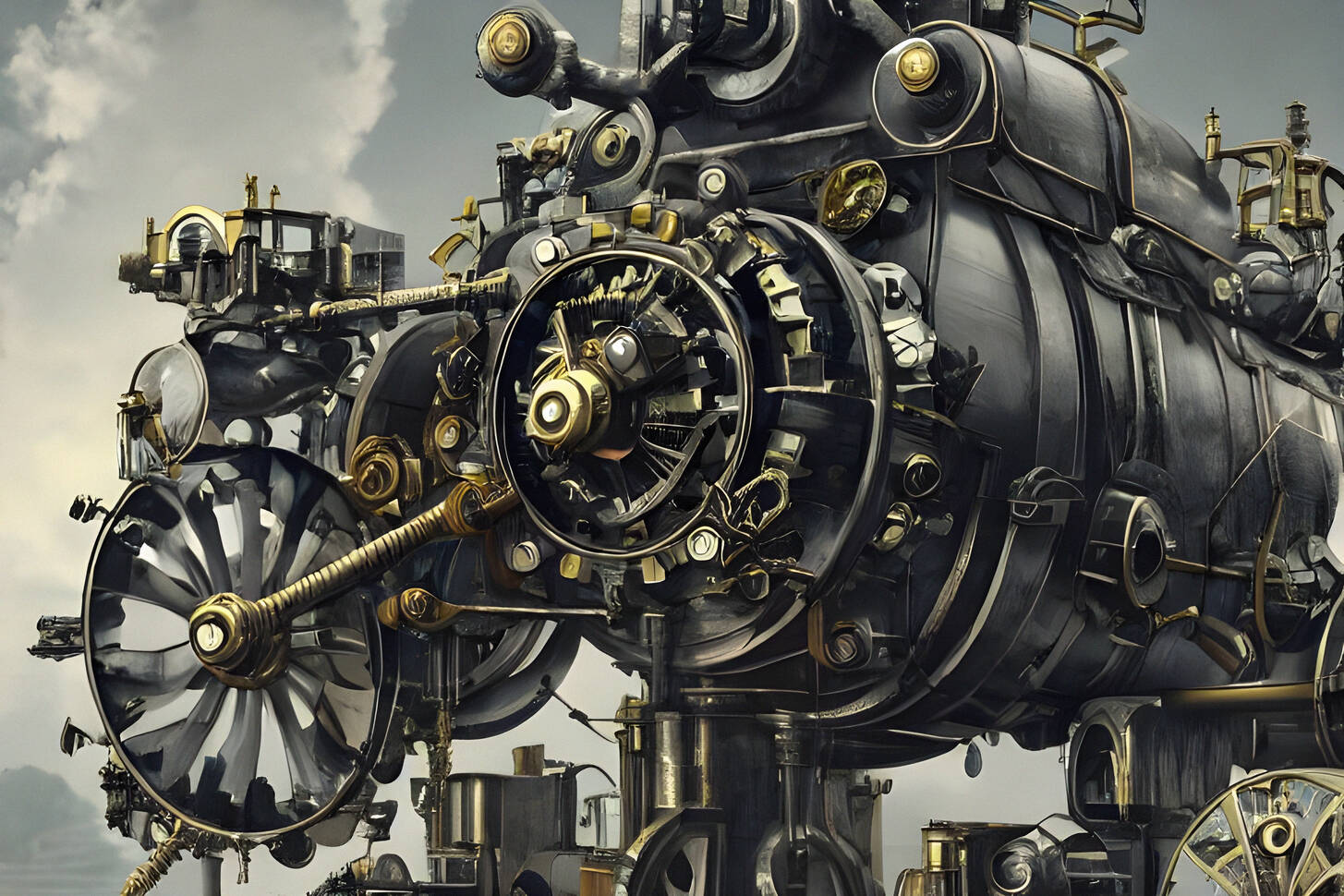 Steam engine Jigsaw Puzzle (Space, Sci-Fi) | Puzzle Garage