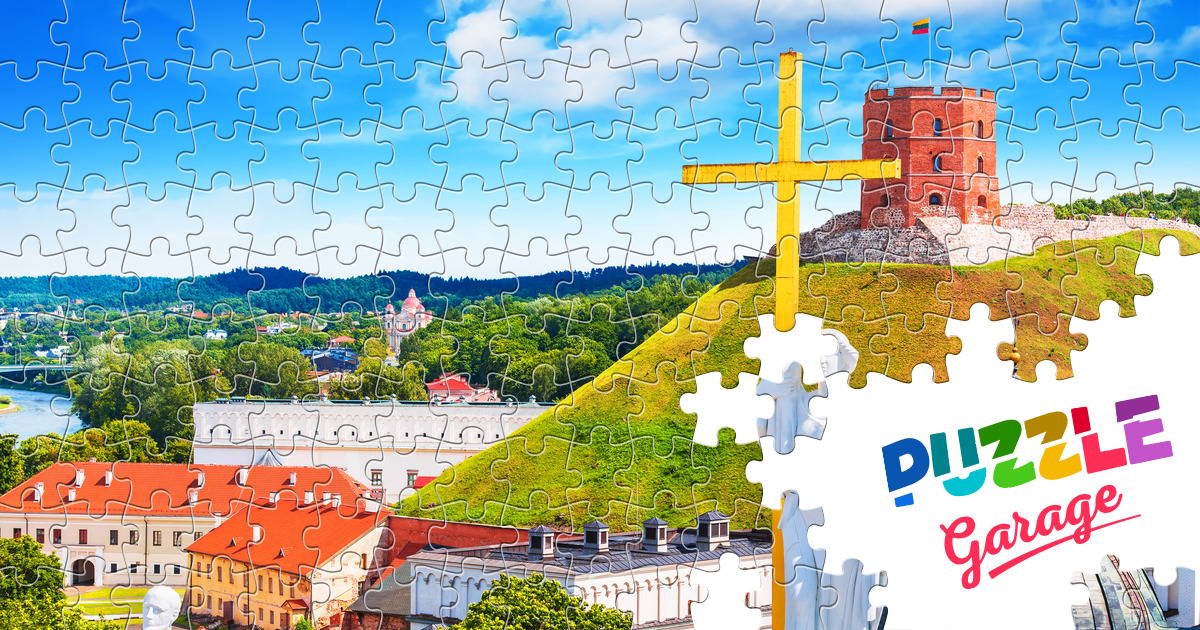 View of the Gediminas' Tower Jigsaw Puzzle (Countries, Lithuania ...