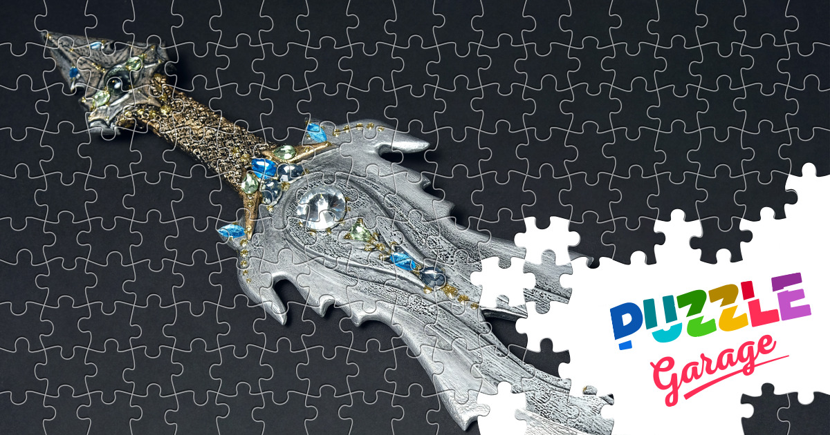 Antique metal sword Jigsaw Puzzle (Stuff, Weapons) | Puzzle Garage