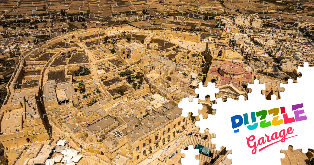 Top view of the citadel, Gozo Jigsaw Puzzle (Countries, Malta) | Puzzle ...