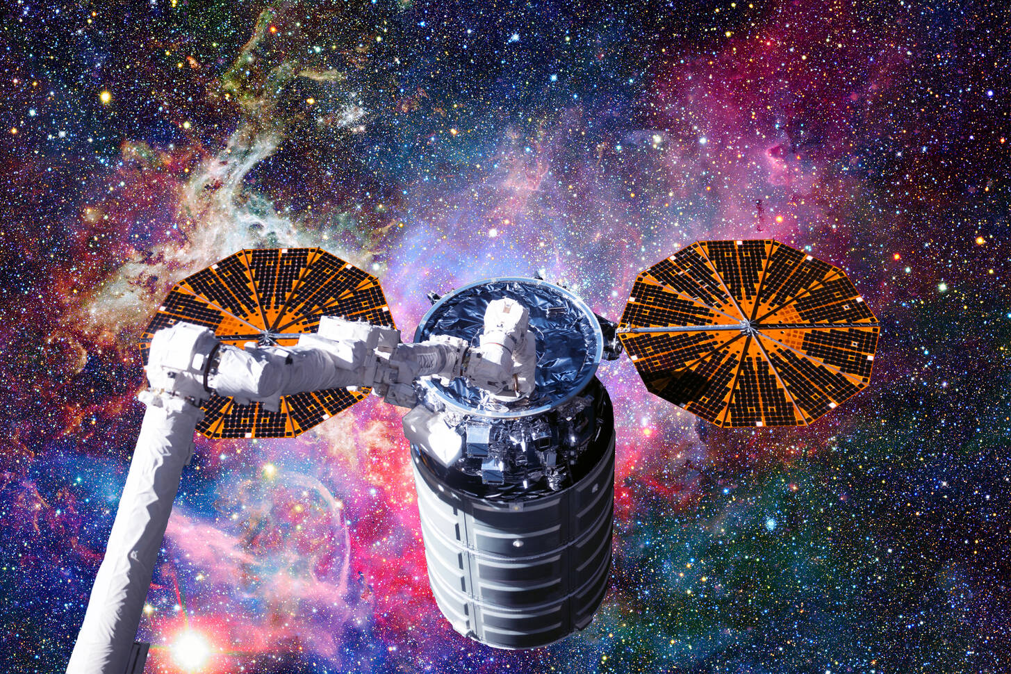 Spaceship and stars Jigsaw Puzzle (Space, Cosmonautics) | Puzzle Garage