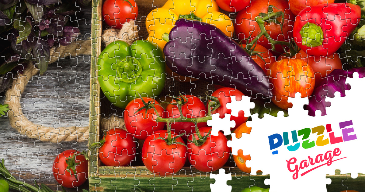 Tray with vegetables Jigsaw Puzzle (Plants, Vegetables) | Puzzle Garage