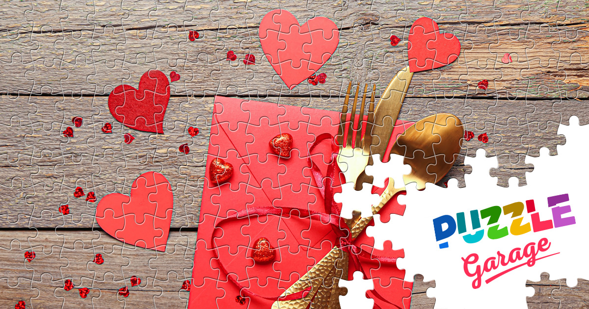 Devices on a red envelope Jigsaw Puzzle (Holidays, Valentine's Day ...