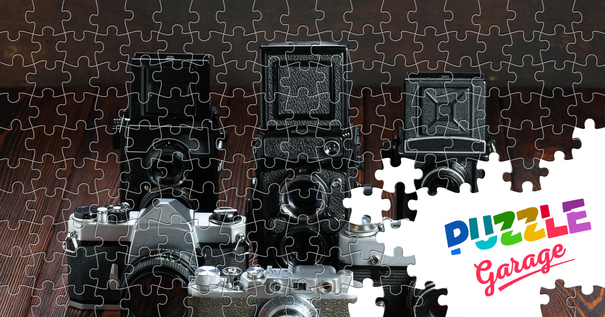 Old film cameras Jigsaw Puzzle (Stuff, Foto cameras) | Puzzle Garage
