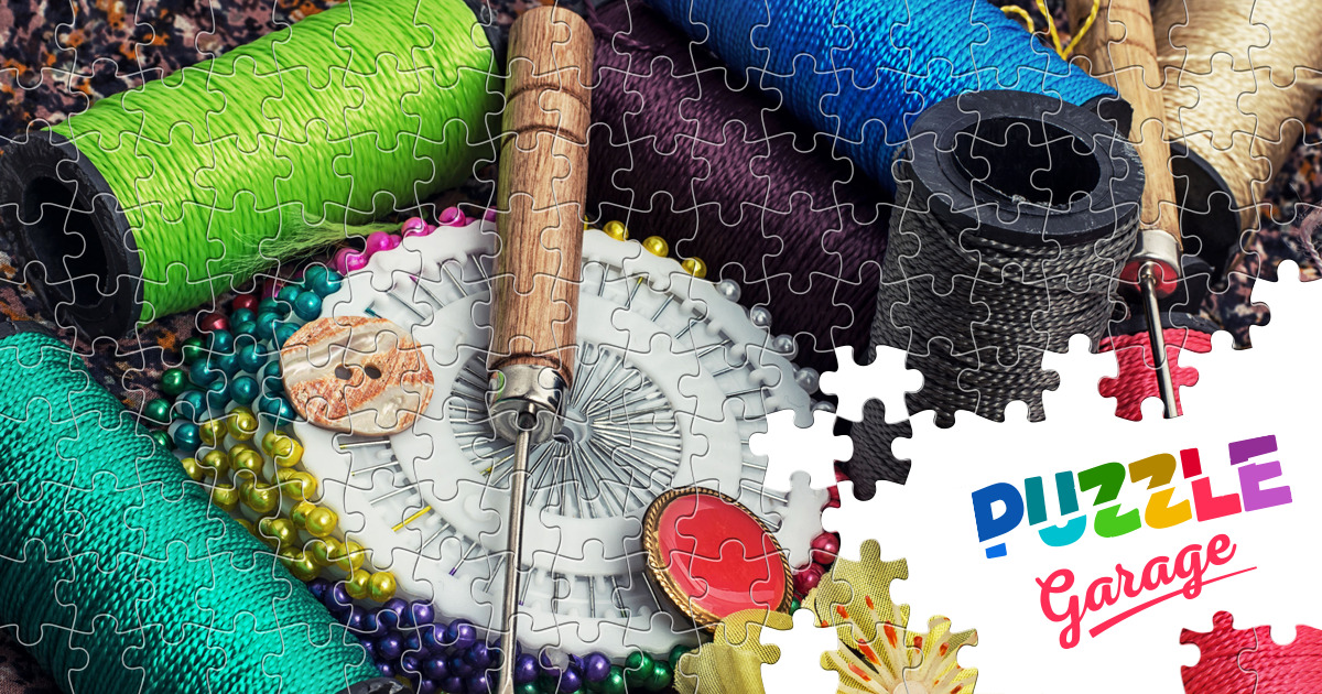 Threads and hooks Jigsaw Puzzle (Home, Needlework) | Puzzle Garage