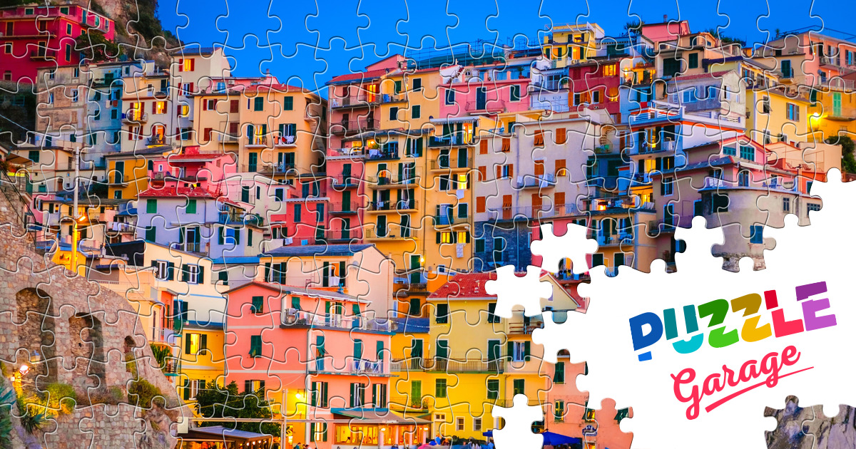 Manarola old town Jigsaw Puzzle (Countries, Italy) | Puzzle Garage