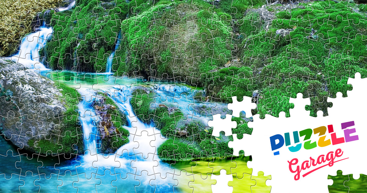 Forest stream Jigsaw Puzzle (Nature, Forest) | Puzzle Garage