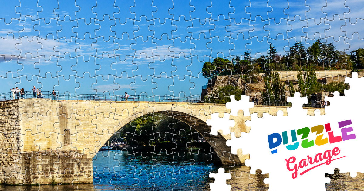 Avignon Bridge Jigsaw Puzzle (Architecture, Bridges) | Puzzle Garage