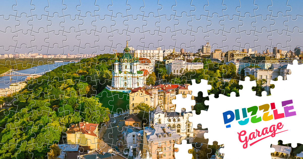 St. Andrew's Church Jigsaw Puzzle (Countries, Ukraine) | Puzzle Garage
