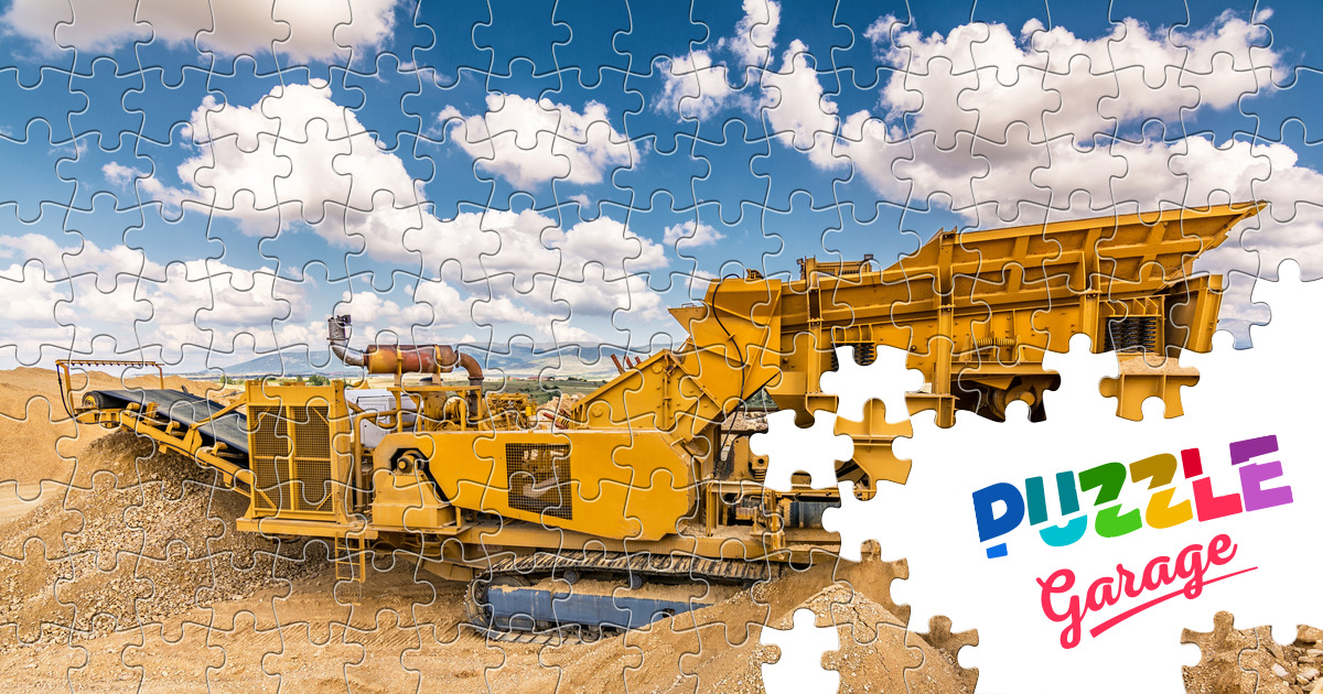 Mobile crushing plant Jigsaw Puzzle (Technics, Special machinery ...