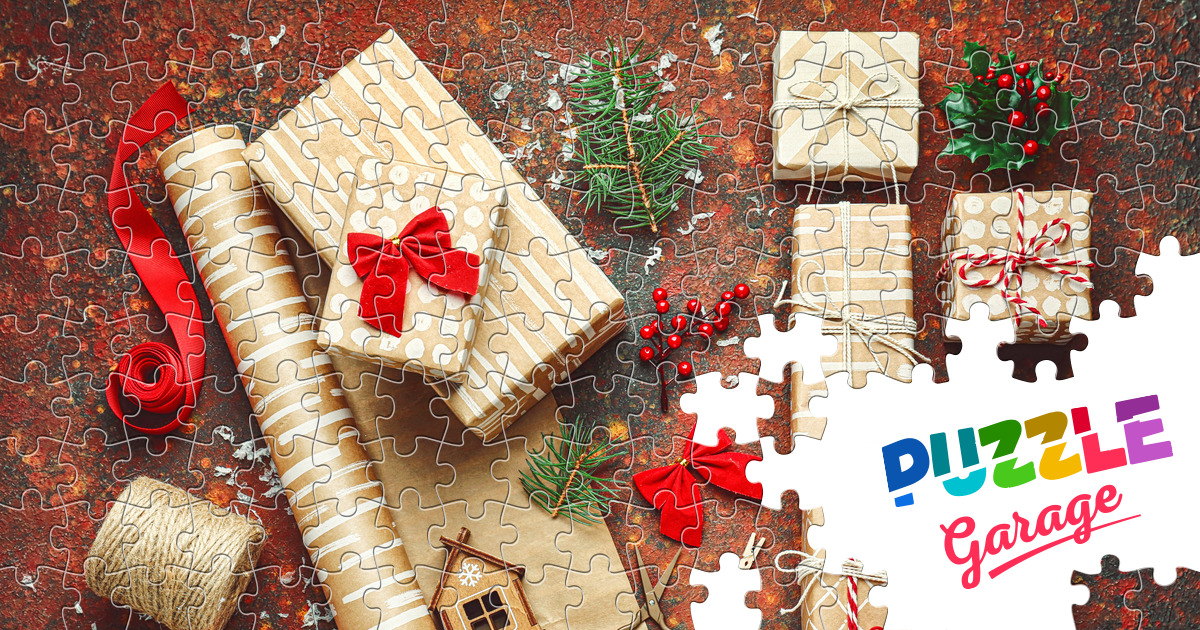 Gift boxes for Christmas Jigsaw Puzzle (Holidays, Christmas) | Puzzle ...