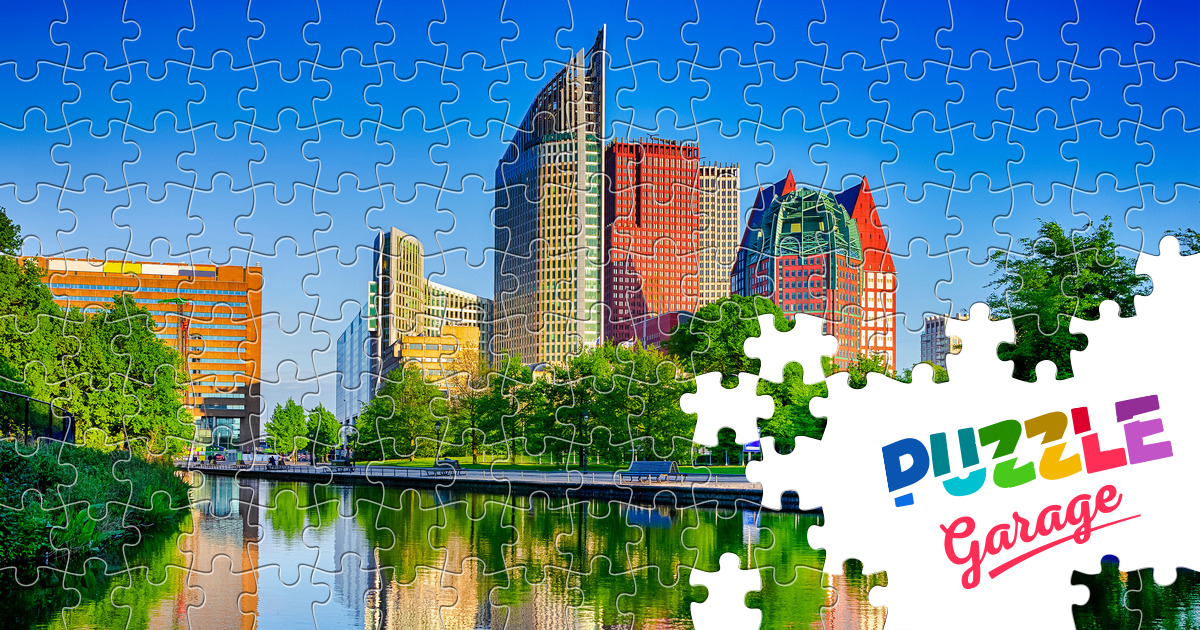 Modern skyscrapers in The Hague Jigsaw Puzzle (Countries, Netherlands ...