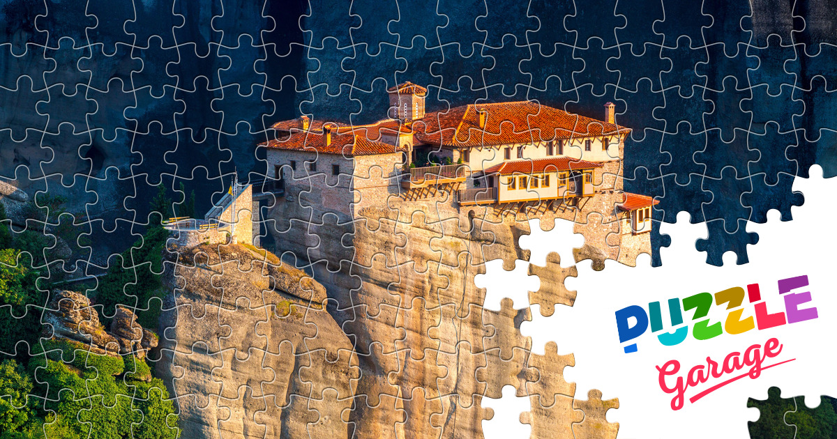 Monastery of Varlaam, Greece Jigsaw Puzzle (Countries, Greece) | Puzzle ...
