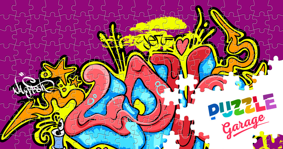 Graffiti text Jigsaw Puzzle (Art, Graffiti) | Puzzle Garage