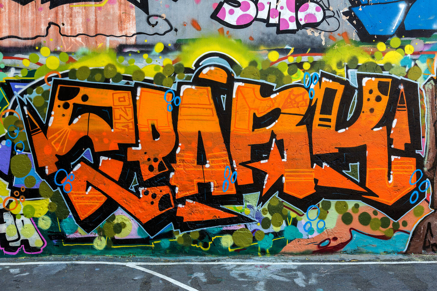 Abstract letters on the wall Jigsaw Puzzle (Art, Graffiti) | Puzzle Garage