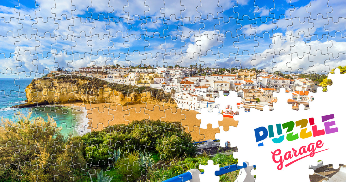 Praia do Carvoeiro Jigsaw Puzzle (Countries, Portugal) | Puzzle Garage