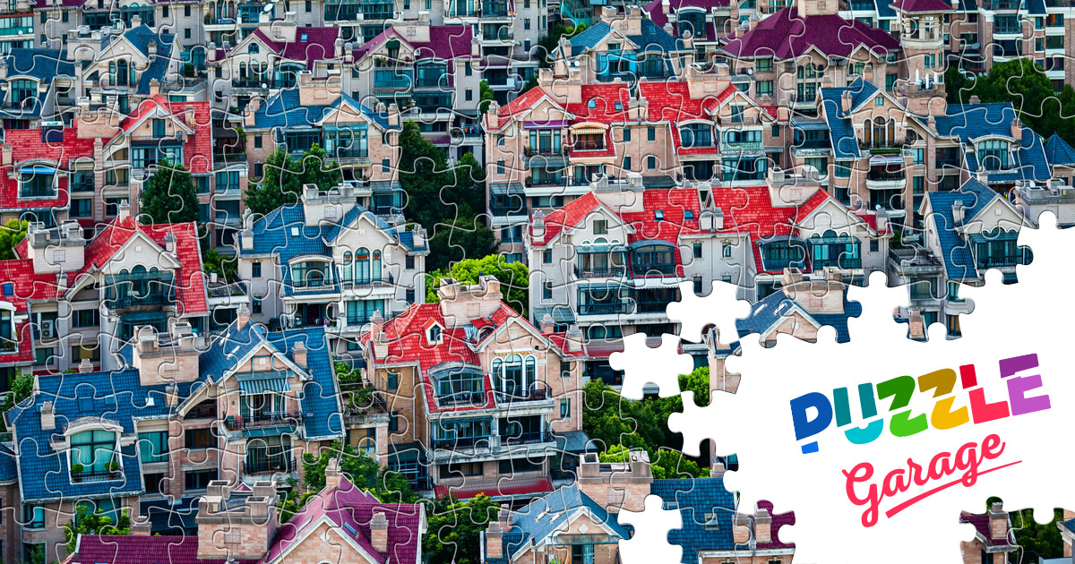 Shanghai area Jigsaw Puzzle (Countries, China) | Puzzle Garage