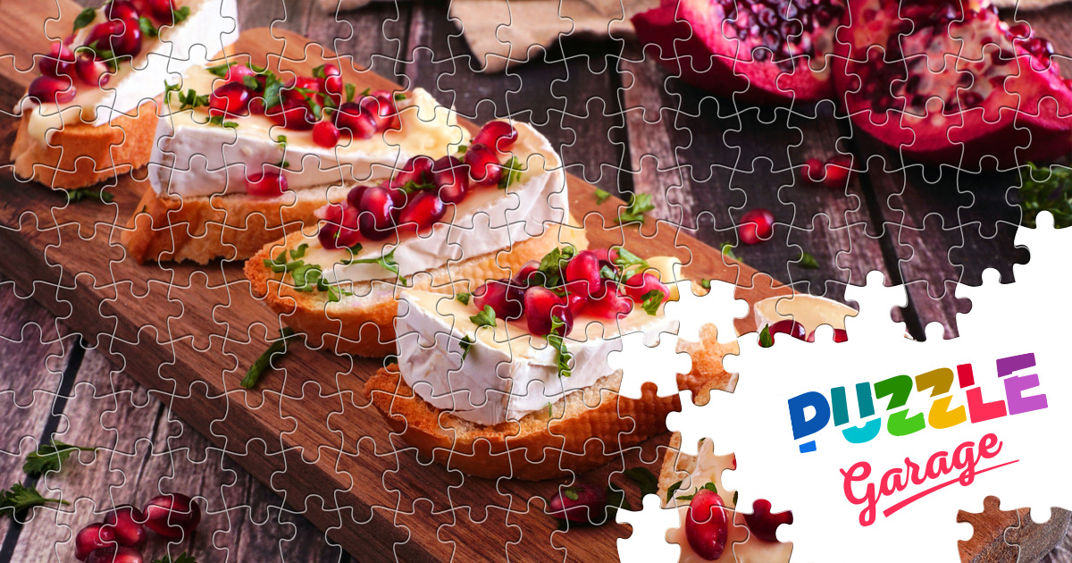 Brie cheese sandwiches Jigsaw Puzzle (Home, Food) | Puzzle Garage