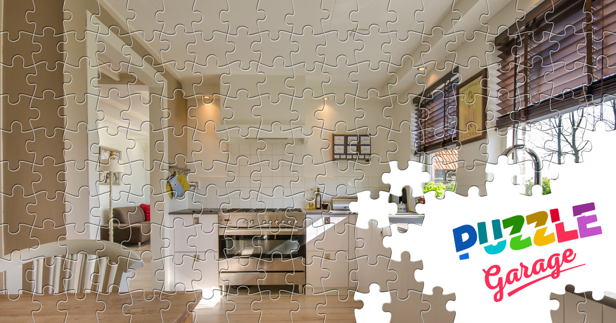 Modern kitchen interior Jigsaw Puzzle (Home, Interiors) | Puzzle Garage