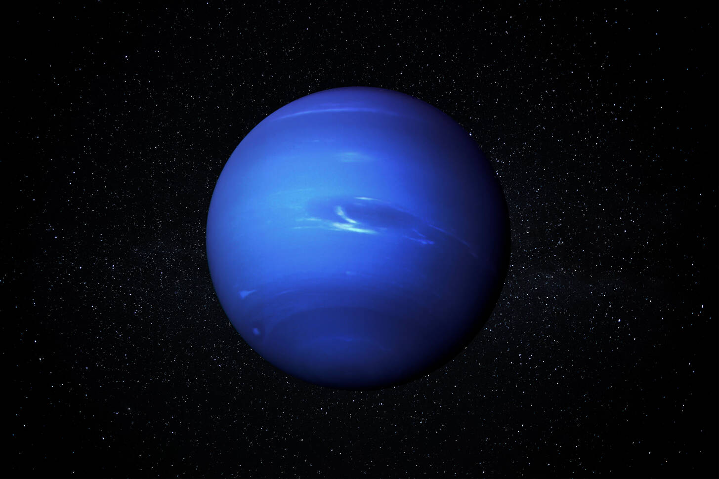 Neptune in the starry sky Jigsaw Puzzle (Space, Cosmonautics) | Puzzle ...