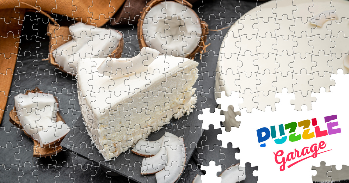 Coconut cake Jigsaw Puzzle (Home, Food) | Puzzle Garage