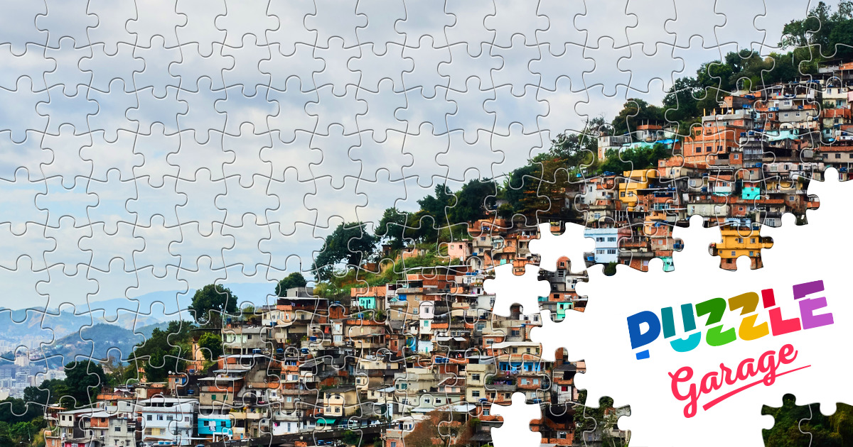 Favelas - Brazilian slums Jigsaw Puzzle (Countries, Brazil) | Puzzle Garage