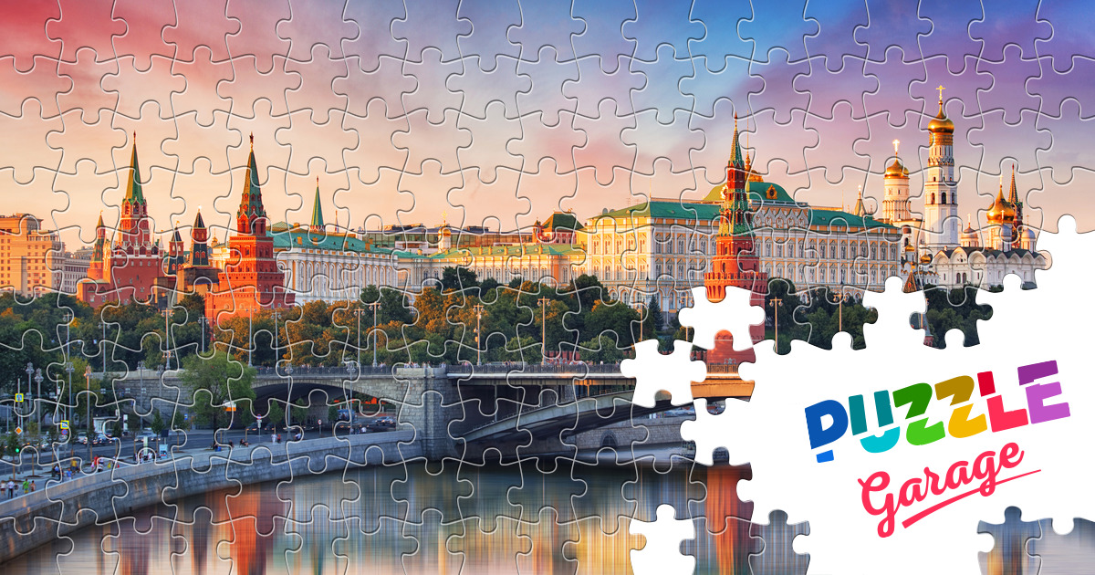 Moscow River Jigsaw Puzzle (Countries, Russia) | Puzzle Garage