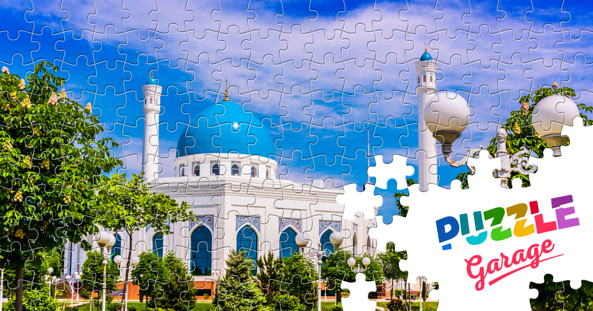 Minor Mosque in Tashkent Jigsaw Puzzle (Cities of the world, Tashkent ...
