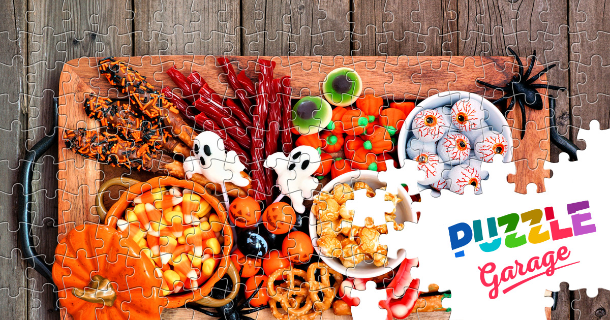 Halloween sweet treats Jigsaw Puzzle (Holidays, Halloween) | Puzzle Garage
