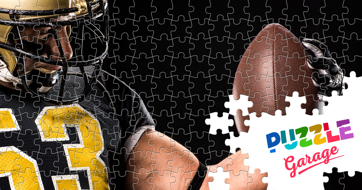 Football player and ball Jigsaw Puzzle (Sport, American Football ...