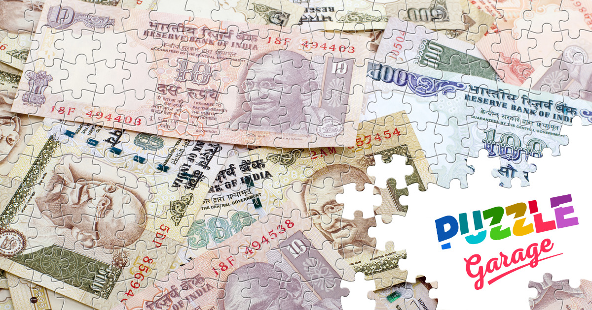 Indian rupee Jigsaw Puzzle (Other, Money) | Puzzle Garage