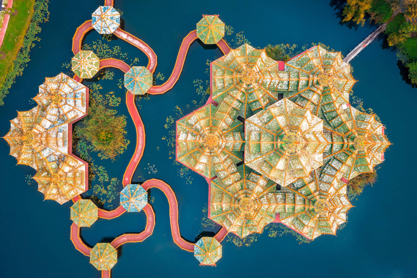 Pavilion of the Enlightened Jigsaw Puzzle (Other, Aerial view) | Puzzle ...