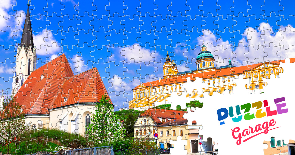 Melk city streets Jigsaw Puzzle (Countries, Austria) | Puzzle Garage