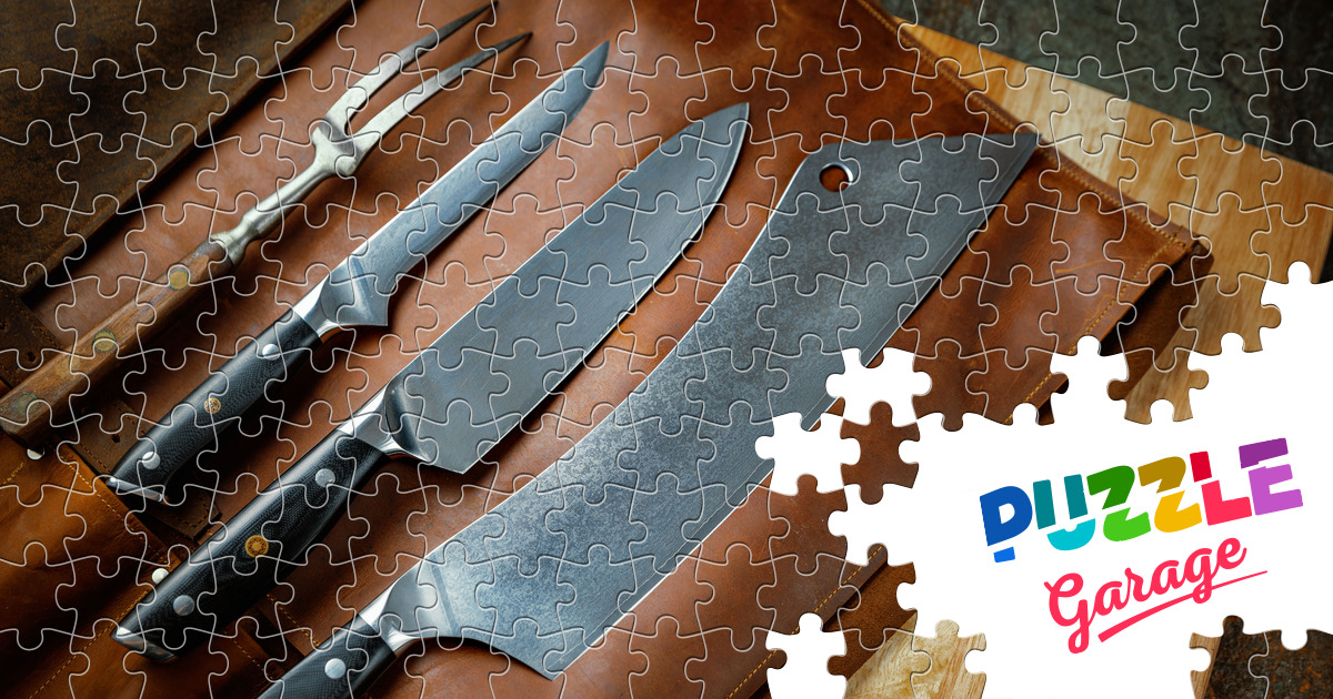 Chef's knives Jigsaw Puzzle (Stuff, Tools) | Puzzle Garage