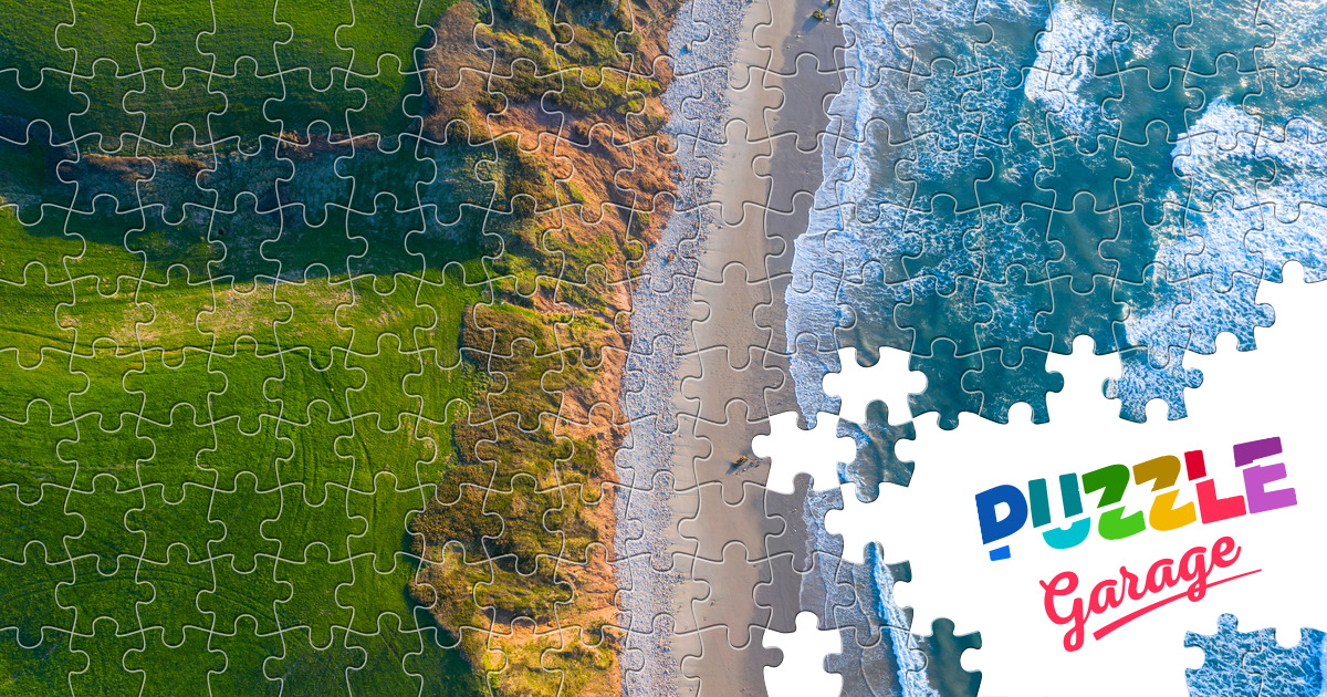 Top view of the coast Jigsaw Puzzle (Other, Aerial view) | Puzzle Garage