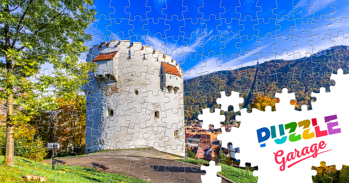 White Tower, Brasov Jigsaw Puzzle (Countries, Romania) | Puzzle Garage