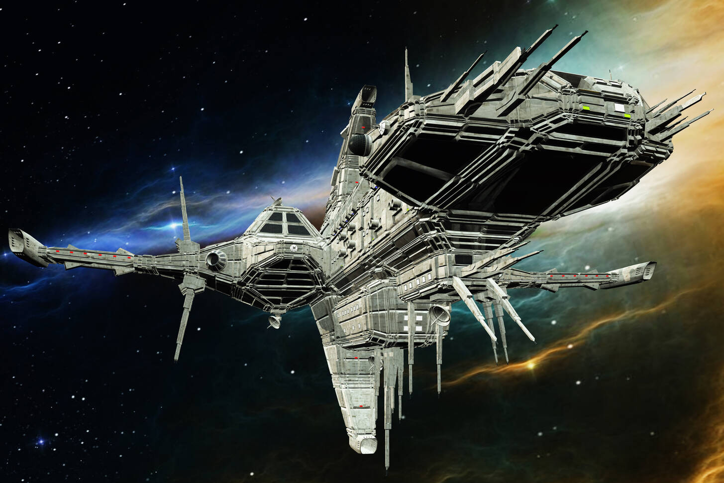 Fantastic ship in space Jigsaw Puzzle (Space, Sci-Fi) | Puzzle Garage